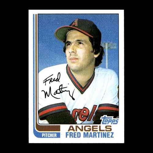 Fred Martinez 1982 Topps California Angels #659 R313G 58 | eBay