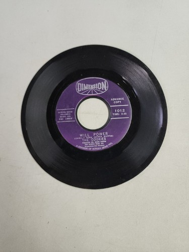 The Cookies - Will Power - Dimension (45RPM 7")(AA142) | eBay