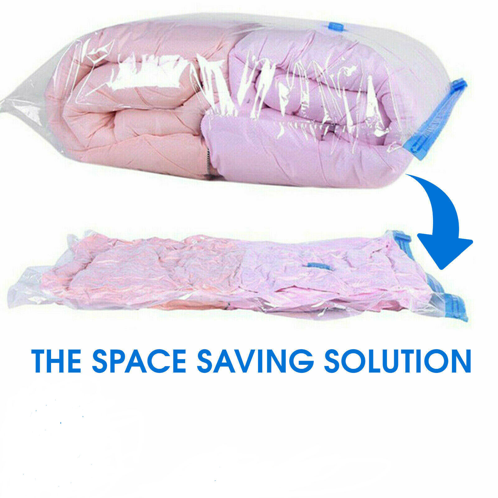 6 x STRONG VACUUM STORAGE SPACE SAVING BAGS VAC BAG SPACE SAVER VACCUM ...