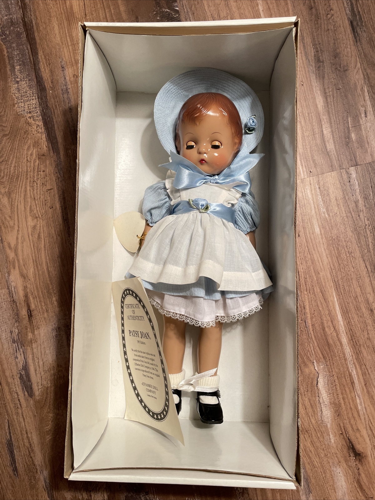 Vintage Effanbee Doll MV248 Patsy Joan In Blue Dress Original Box ...