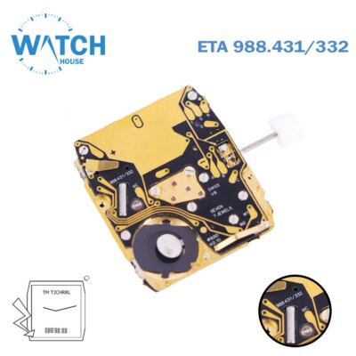 ETA 988.332 Replaced Eta 988.352 Swiss Made Watch Movement LCD, Analog ...