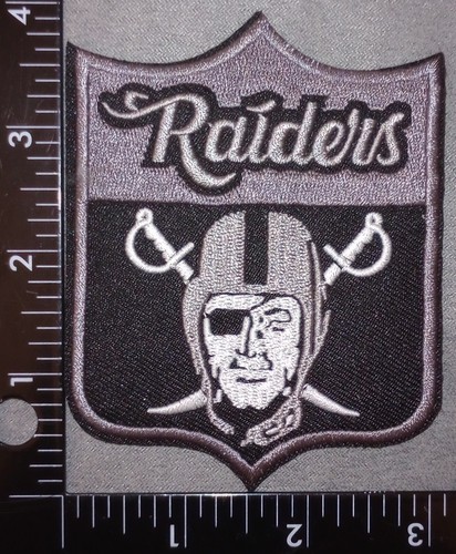 LAS VEGAS RAIDERS IRON ON EMBROIDERED PATCH | eBay