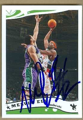 Melvin Ely autographed Basketball Card (Charlotte Bobcats) 2005 Topps ...