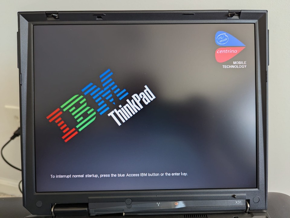 IBM ThinkPad X31 - 2672PPO - Original Brand New 2004 - IN BOX VINTAGE ...