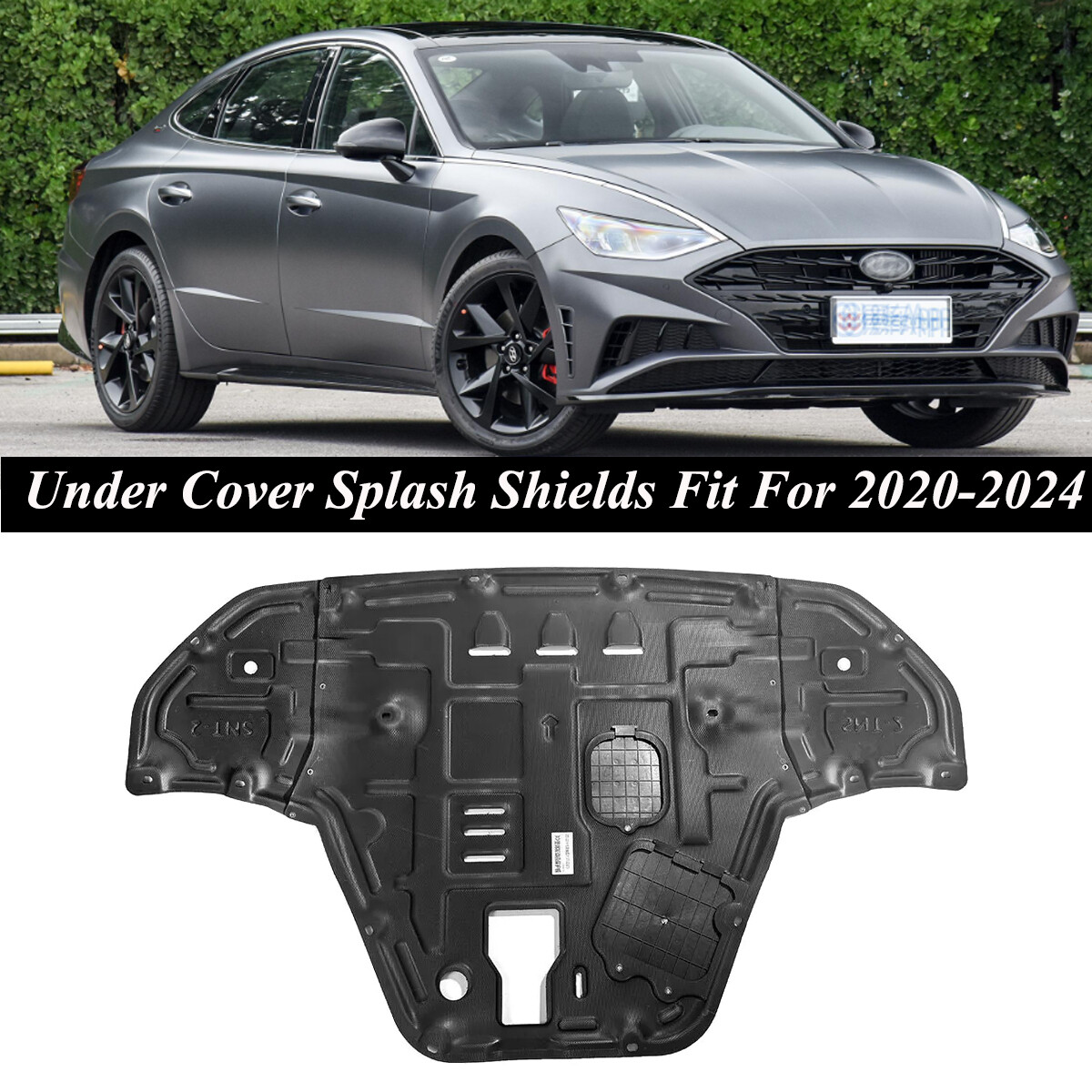 Front Engine Under Cover Splash Shields Fit For 2020-2024 Hyundai ...