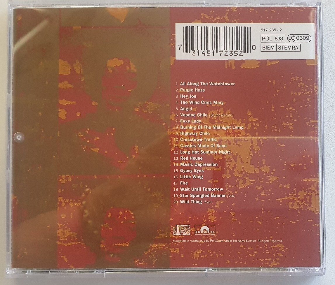 Jimi Hendrix - The Ultimate Experience CD 731451723520 | eBay Australia