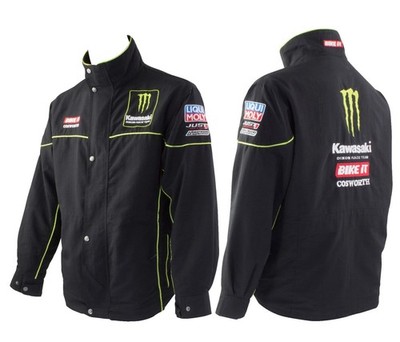 Kawasaki Official Bike It Paddock light weight Black Jacket medium ...