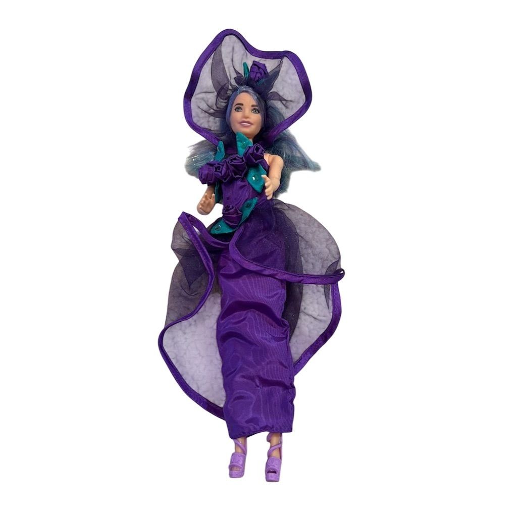 Disney Descendants Doll Purple Dress with Blue Hair 12" Fashion Doll ...