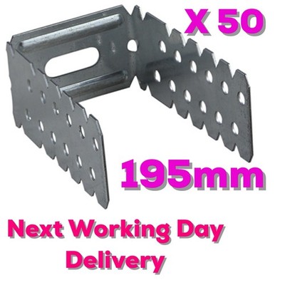 50 x Drywall Brackets Plasterboard Ceiling Hanger 195mm | eBay UK