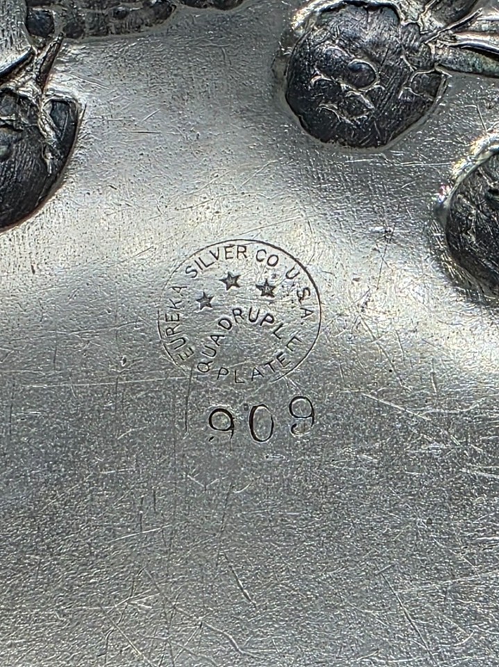 Antique EUREKA Silver Plate Crumb Sweeper Catcher Tray NO MONOGRAM | eBay