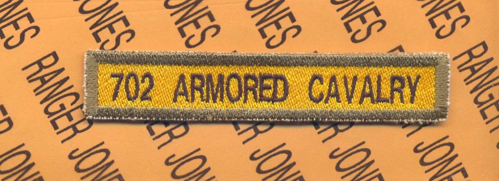 ARMORED FORCES "702 AMRORED CAVALRY" TAB | eBay