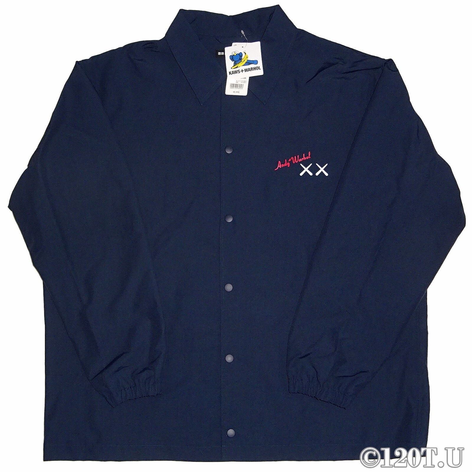 Uniqlo KAWS x Warhol Coach Jacket Navy 476316 Size 2XL NWT z | eBay