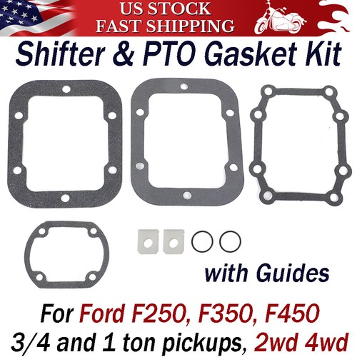 Shifter&PTO Gasket Set with Guide For Ford S5-42 S5-47 ZF 5-Speed F250 ...