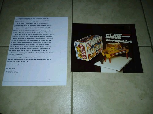 1984 Pac Toys Gi Joe Shooting Gallery Press Photo Unproduced From Toy ...