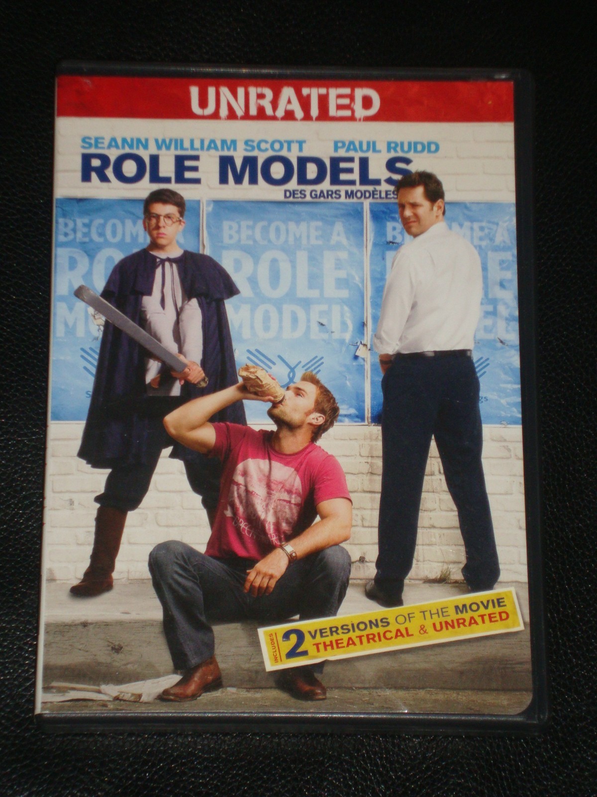 DvD movie, ROLE MODELS, UNRATED, Paul Rudd, Seann William Scott, Jane ...