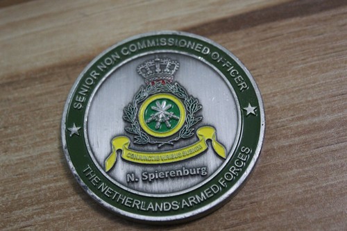 Netherlands Armed Forces Senior Non Commissioned Officer Challenge Coin ...