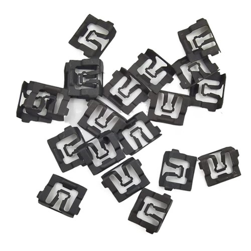 50Pcs Black Clips Stainless Steel Molding Clips Parts For Car | eBay