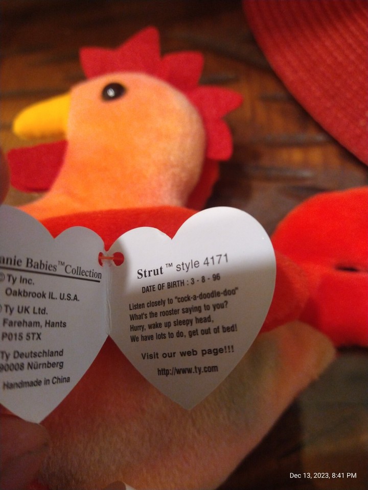 Ty Beanie Baby Strut | eBay