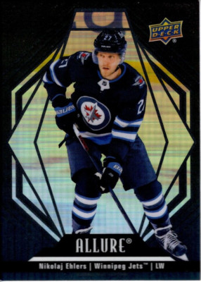 2022-23 UPPER DECK ALLURE BLACK RAINBOW PARALLEL #12 NIKOLAJ EHLERS | eBay