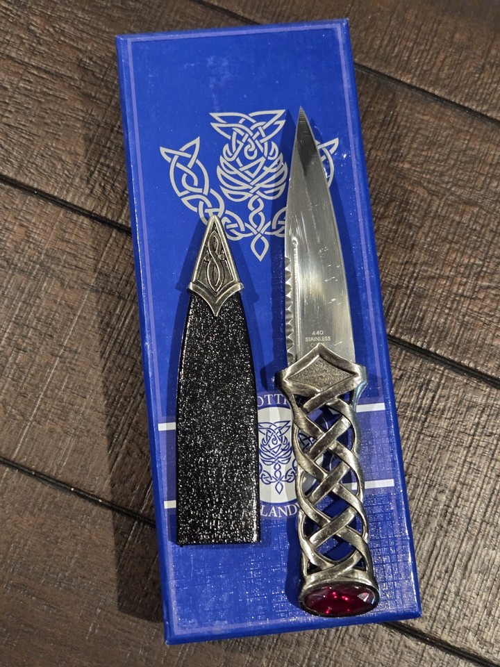 Medieval Scottish Gaelic Sgain Dubhs Celtic Traditional Highland Dagger Knife | eBay