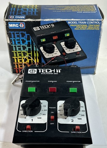 MRC Tech II Dual Power 2800 Model Railroad Transformer Power Pack ...