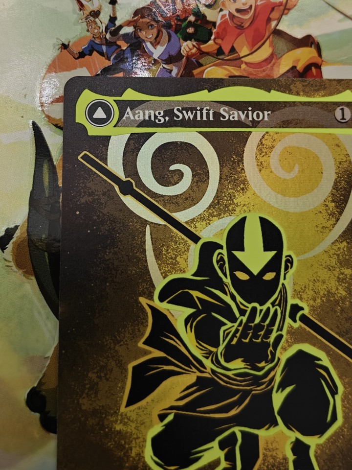 Aang, Swift Savior (Borderless) (Neon Ink Foil) Avatar: The Last ...