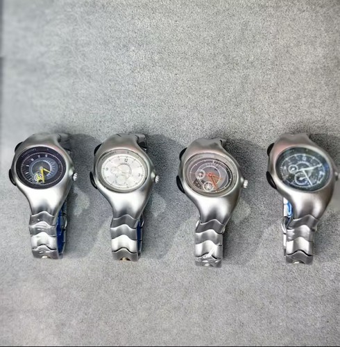 Alien Twisted Y2K Watch – Retro Digital Stainless Steel Wristwatch ...