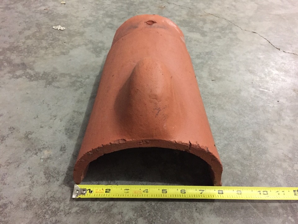 Spanish Clay Roof Tile With Hump (reclaimed) Hip Ridge | eBay