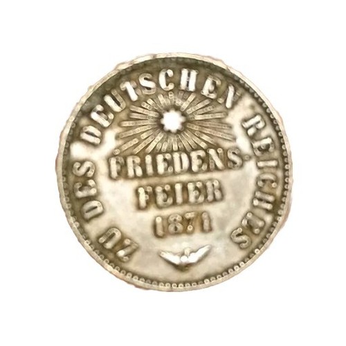 German States Baden 1 Kreuzer Copper Coin, 1871 UNC BN, Victory Over ...