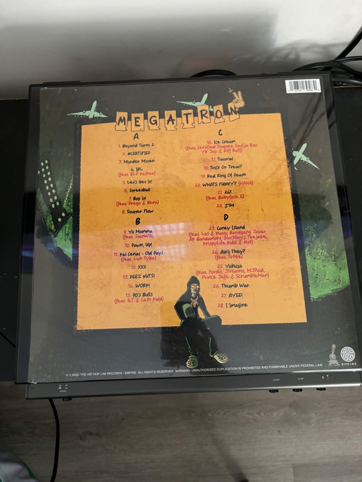 Baby Tron - Megatron 2 (2X LP) (Brand New Sealed) [Animated Zoetrope ...