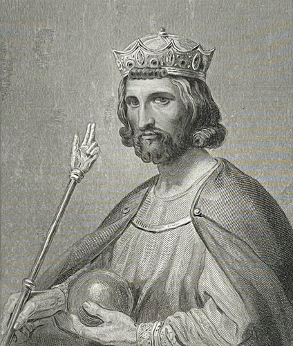 Hugh Capet 939-996 King of France Robertians Direct Capetian Engraving ...