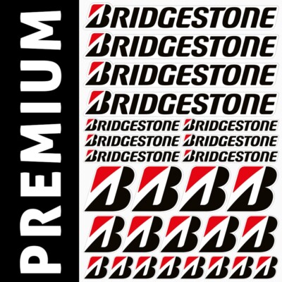 Bridgestone - KIT Decals Stickers Sponsors Car Bike Motorcycle ...
