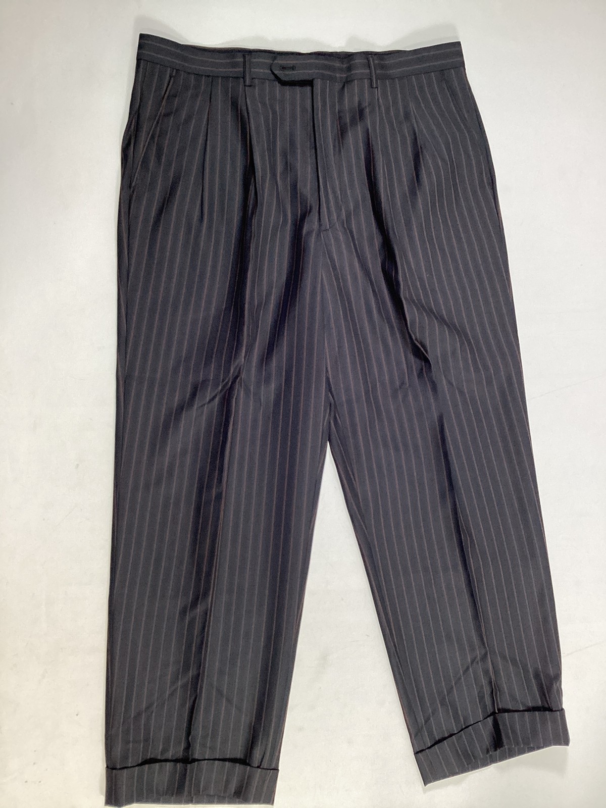 Mens Vanetti Black Dress Pants Size 35x28 Cuffed EUC | eBay