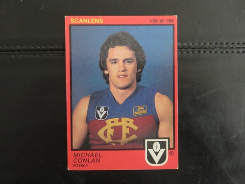 1982 SCANLENS VFL CARD. #159. MICHAEL CONLIN. NEAR MINT | eBay