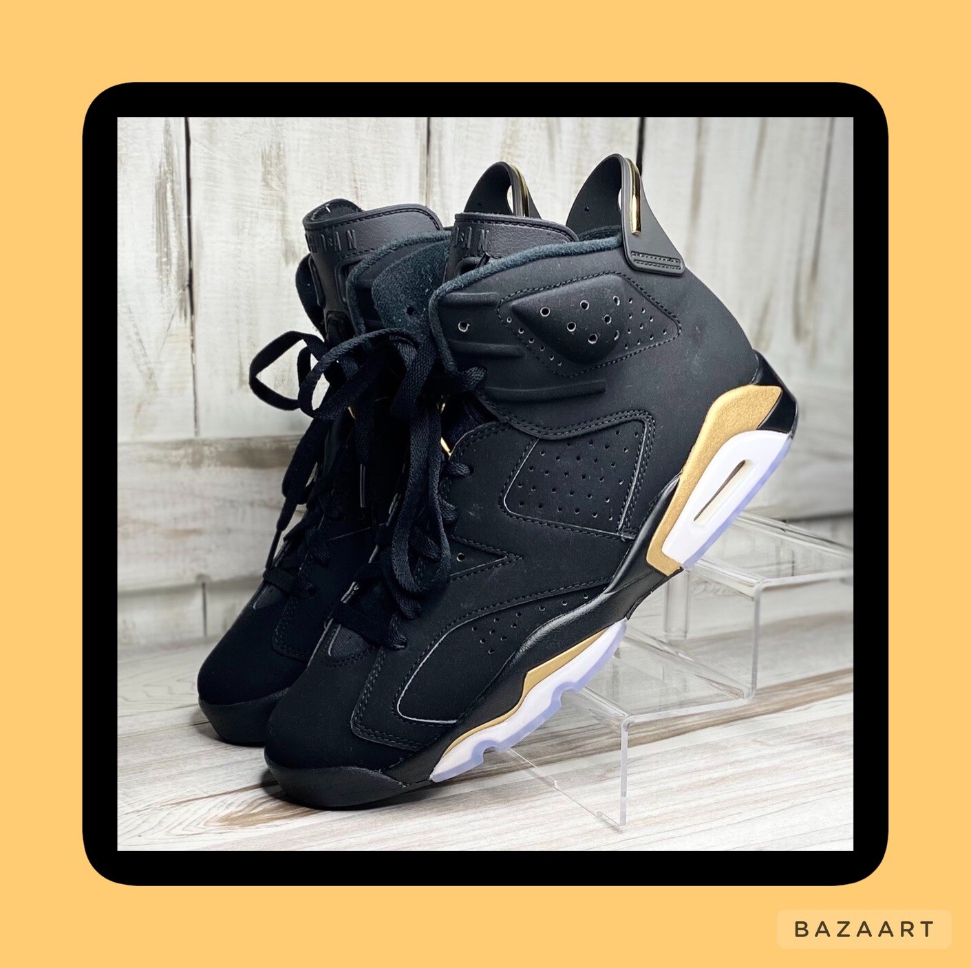 Air Jordan 6 Retro DMP 2020 Black Gold (CT4954-00) - … - Gem