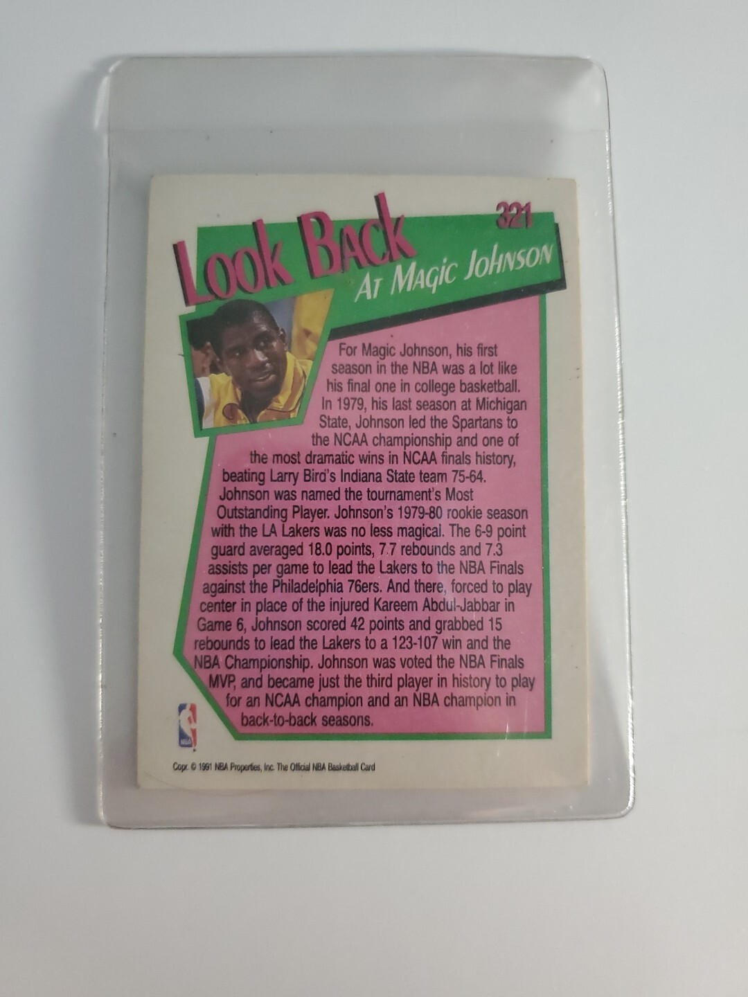 Lot Of 3 Earvin "Magic" Johnson Cards 1991 #100, 1992 #28, and 1991 ...