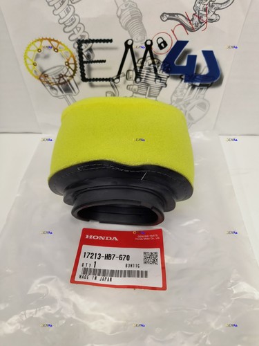 Honda Genuine OEM Air Filter Element TR200 Fat Cat 86-87 200 17213-HB7 ...