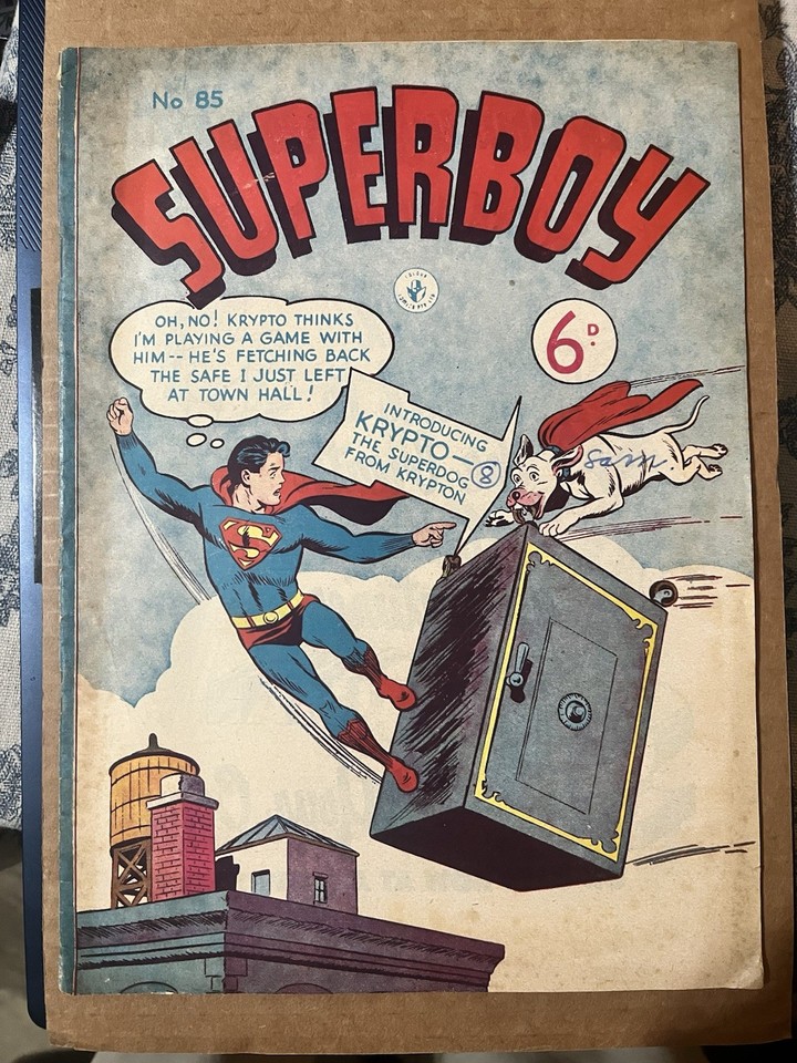 Superboy #85 Reprints “First Appearance Of Krypto The Superdog” 1959 ...
