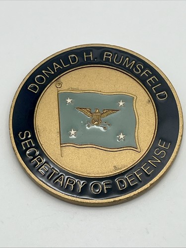 9/11 SECDEF Donald H. Rumsfeld 13th & 21st US Secretary of Defense Coin ...