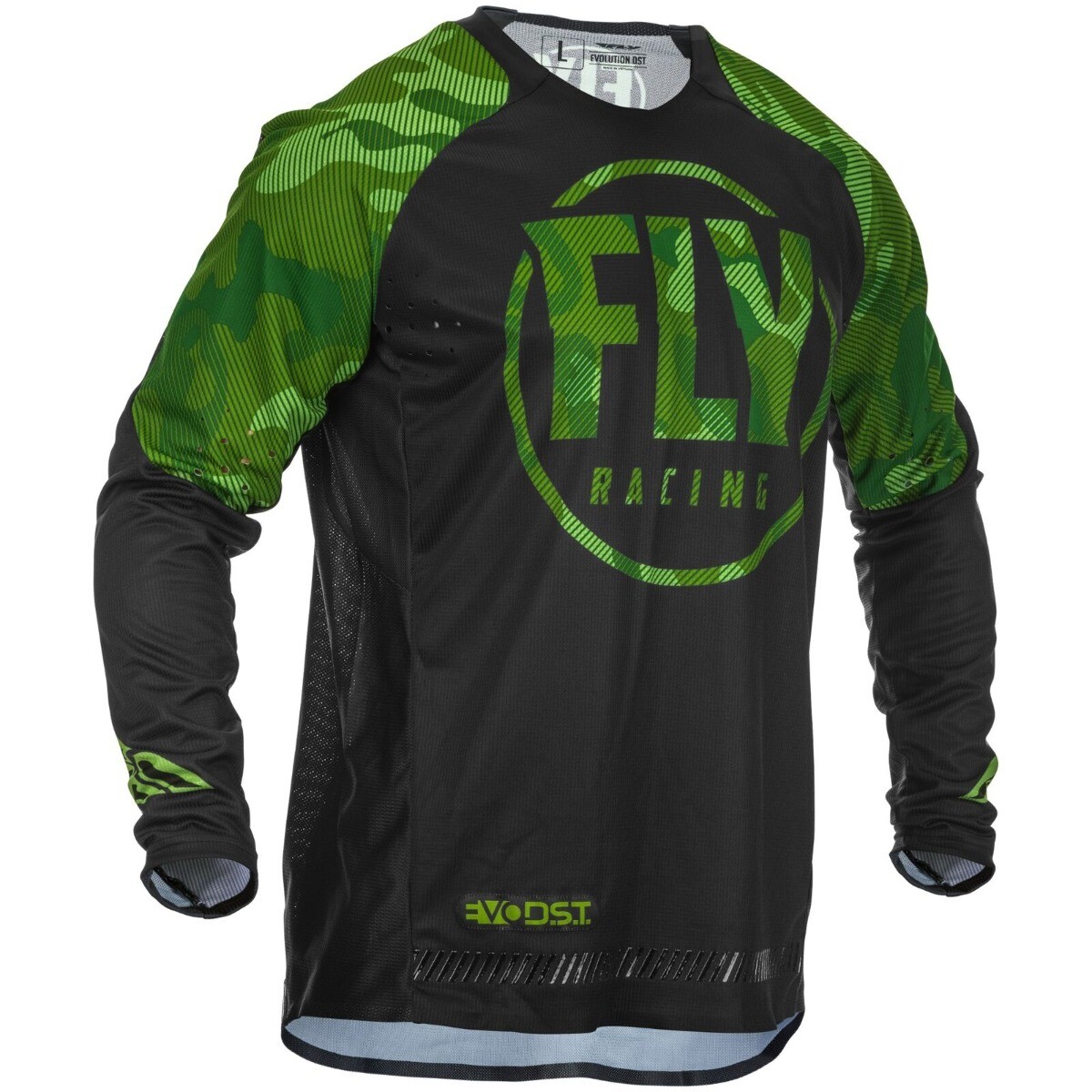 Fly Racing 2020 Evolution Motocross Jersey Green/Black Medium M | eBay UK