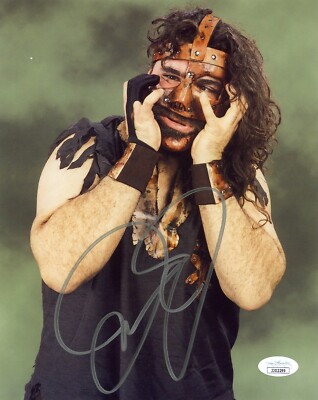 *POSED* WWE WWF MICK FOLEY AS MANKIND SIGNED 8x10 JSA AUTO | eBay