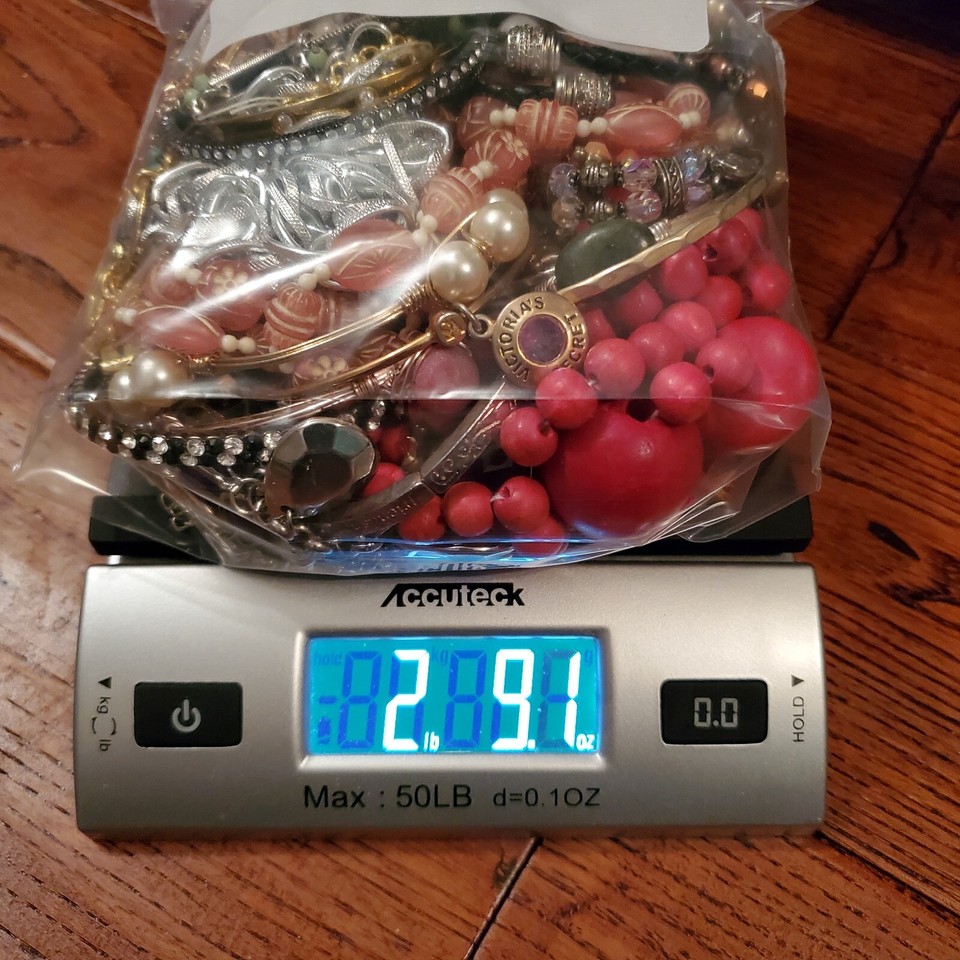 Vintage to Modern Jewelry Lot, preowned jewelry 2 lb 9.1 oz jewelry ...