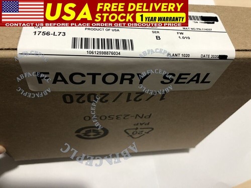 New Factory Sealed AB 1756-L73 SER B ControlLogix Logix5573 Processor ...