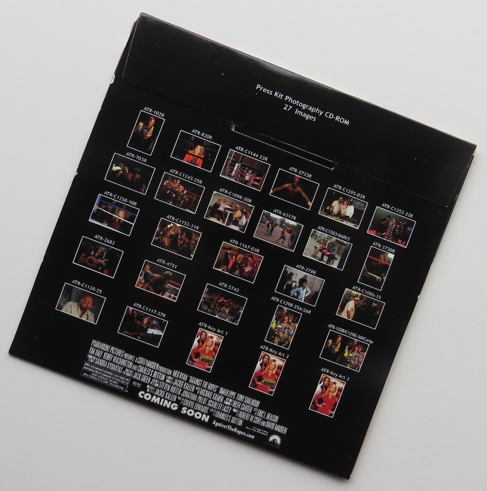 CD-ROM Photo AGAINST THE ROPES Meg RYAN Omar EPPS Boxing Movie Digital ...