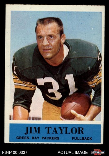 1964 Philadelphia #80 Jim Taylor Packers HOF LSU 5 - EX | eBay