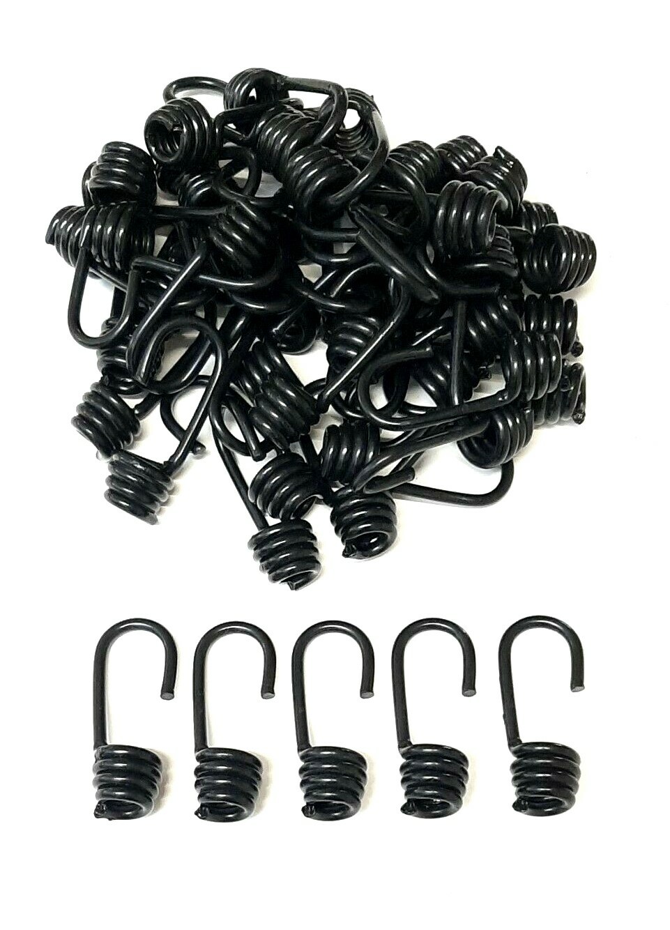 Plastic Coated Steel Wire Hooks 6mm 8mm 10mm For Bungee Shock Cord Rope ...