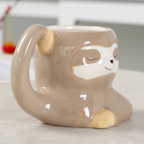 Cute Sloth Folivora 3D Shaped Mug - Coffee Cup - Boxed | eBay Australia