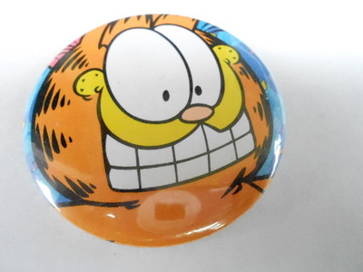 VINTAGE PINBACK BUTTON #53- 037 - GARFIELD #3 | eBay