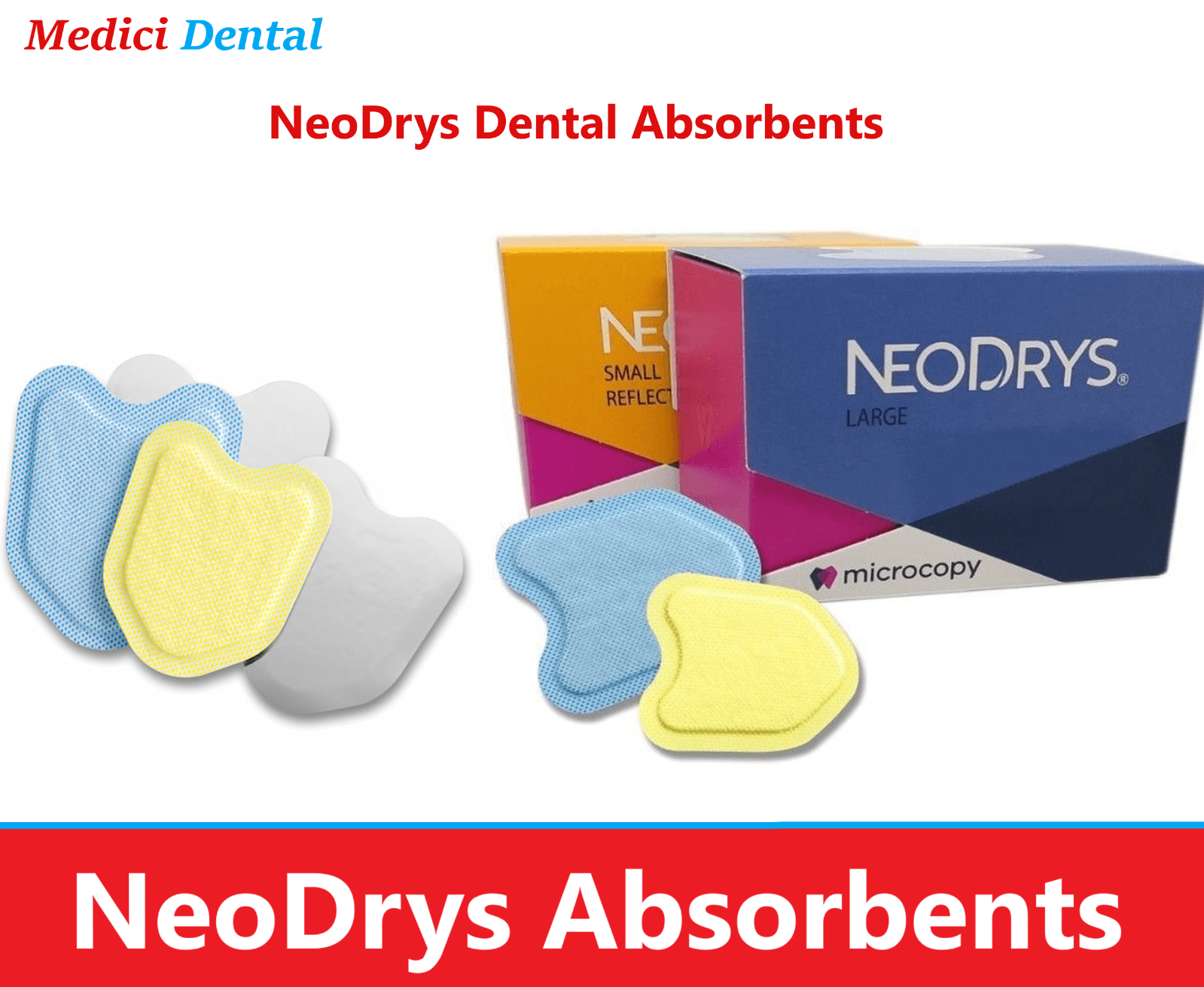 Dental NeoDrys Absorbents Dry Corner Saliva Cotton Roll Substitute S, L ...