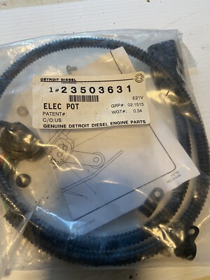 Detroit Diesel 23503631 Elec. Pot., Throttle Pedal Sensor, Williams ...